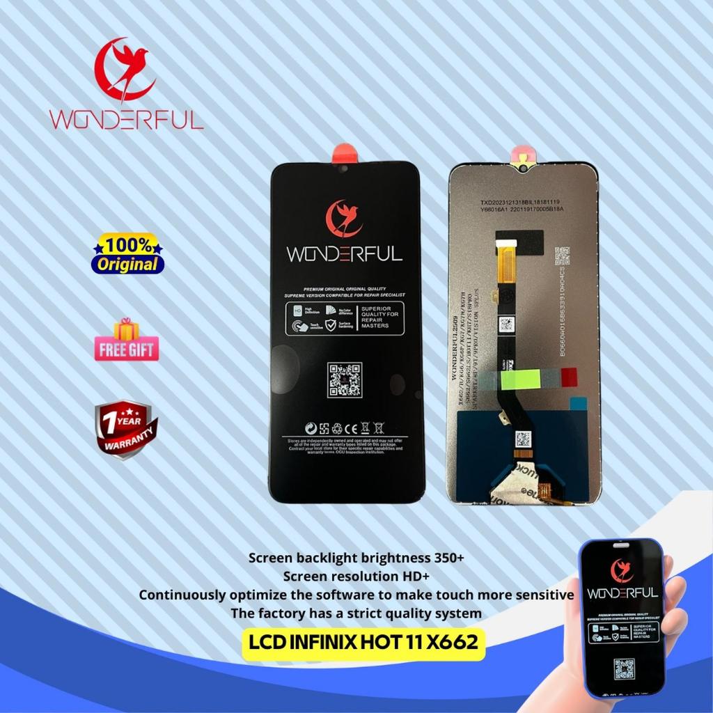 WONDERFUL LCD Touchscreen Ifx Hot 11 / X662 / X662B / X689F | Shopee ...