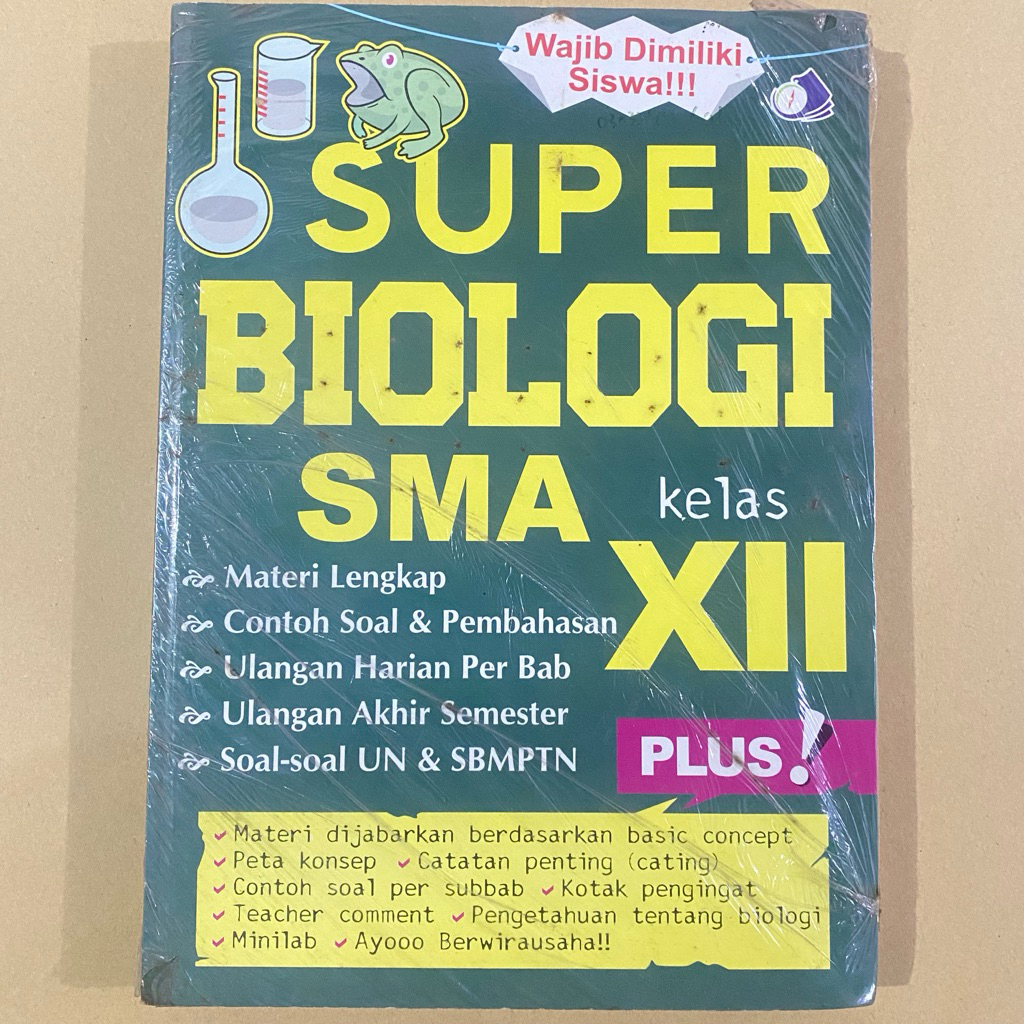 SUPER BIOLOGY BOOK FOR HIGH SCHOOL GRADE XII compass science/ | Shopee ...