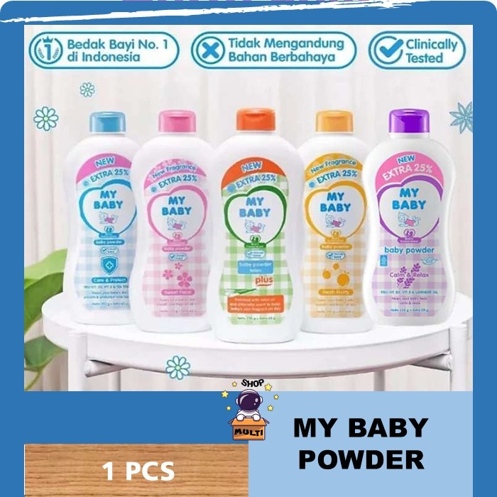 MY BABY BABY POWDER 100% ORIGINAL 75g+18g | 100g+25g | 235g+58g | 325 ...