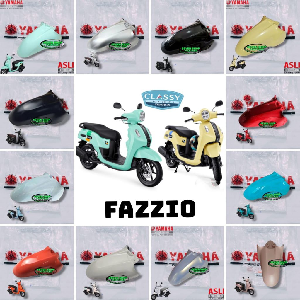 FRONT FENDER YAMAHA FAZZIO 125 (NEO LUX) ORIGINAL YAMAHA YGP | Shopee ...