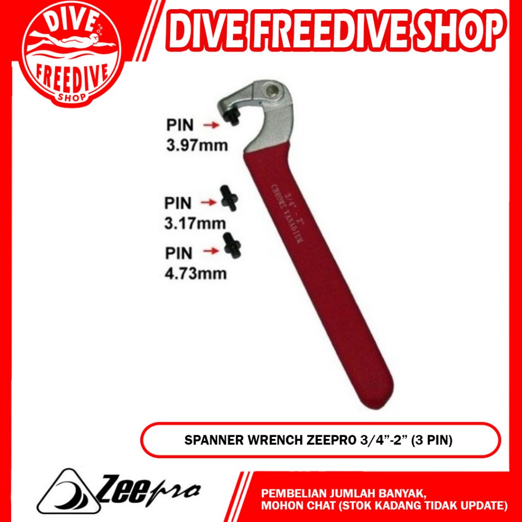Wrench Spanner Zeepro Tool Kit Dive Gear Scuba Diving 1st Stage 3/4-2 ...