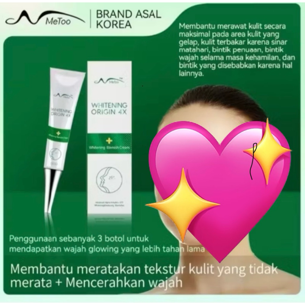 METO ORIGINAL Whitening Origin 4X Advanced Alpha Arbutin +377 Korean ...