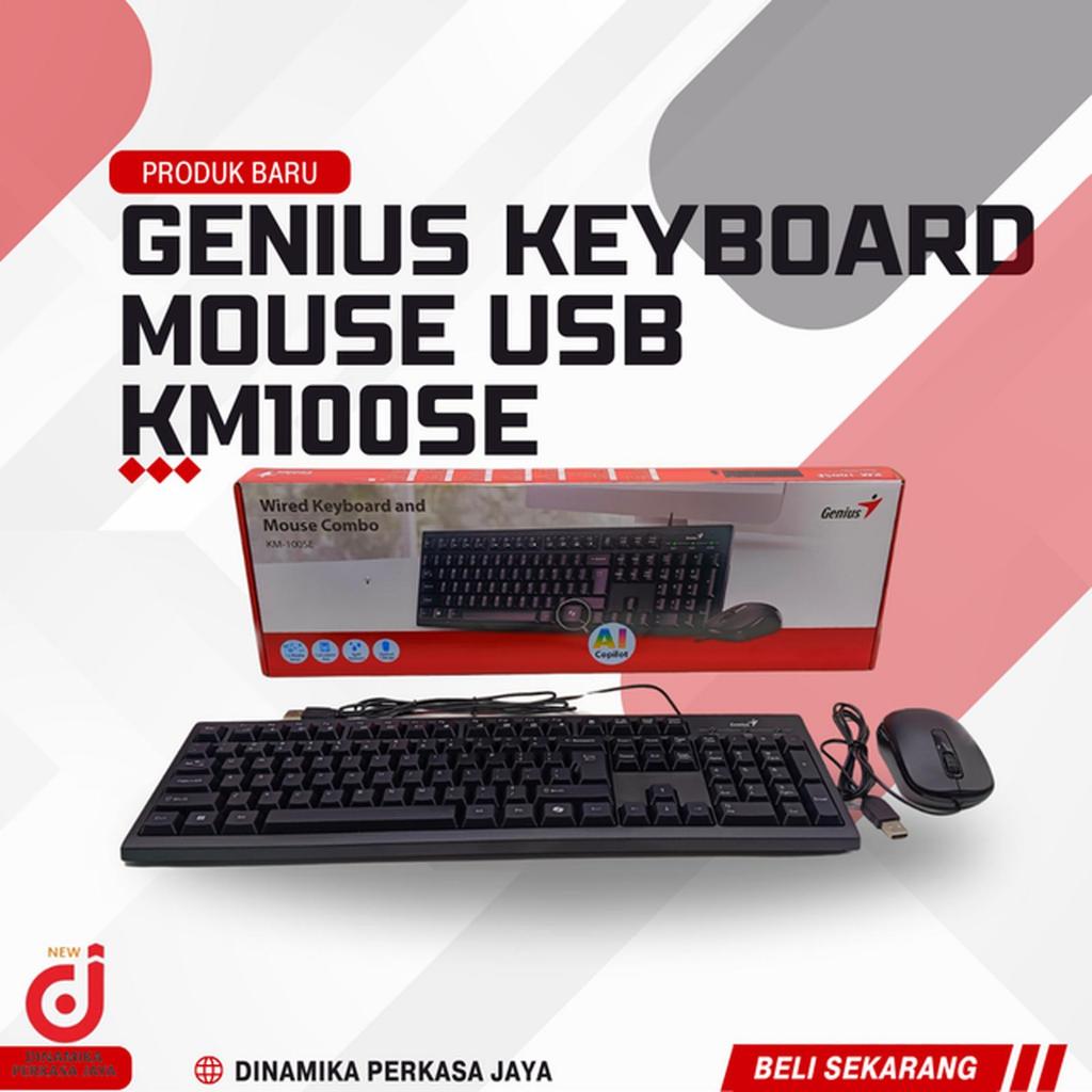 Ai artificial intelligence genius keyboard mouse usb km100se km 100se ...