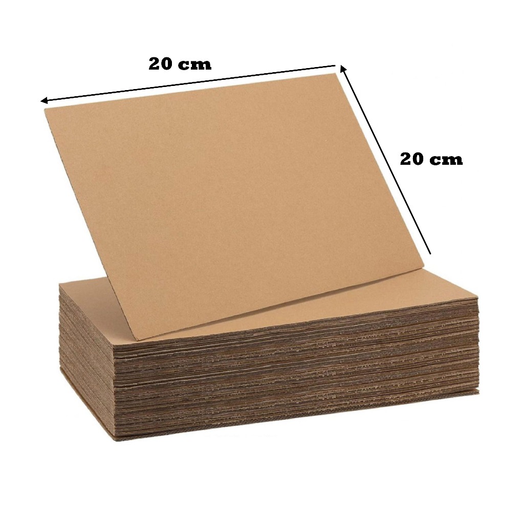 CARDBOARD SHEET -20X20 - CORRUGATED SHEET CARDBOARD-SINGEL WALL (U ...
