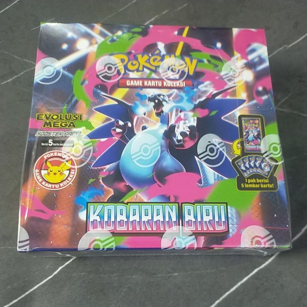 Pokemon booster box Pokemon kobaran card biru MA2 sealed factory ...