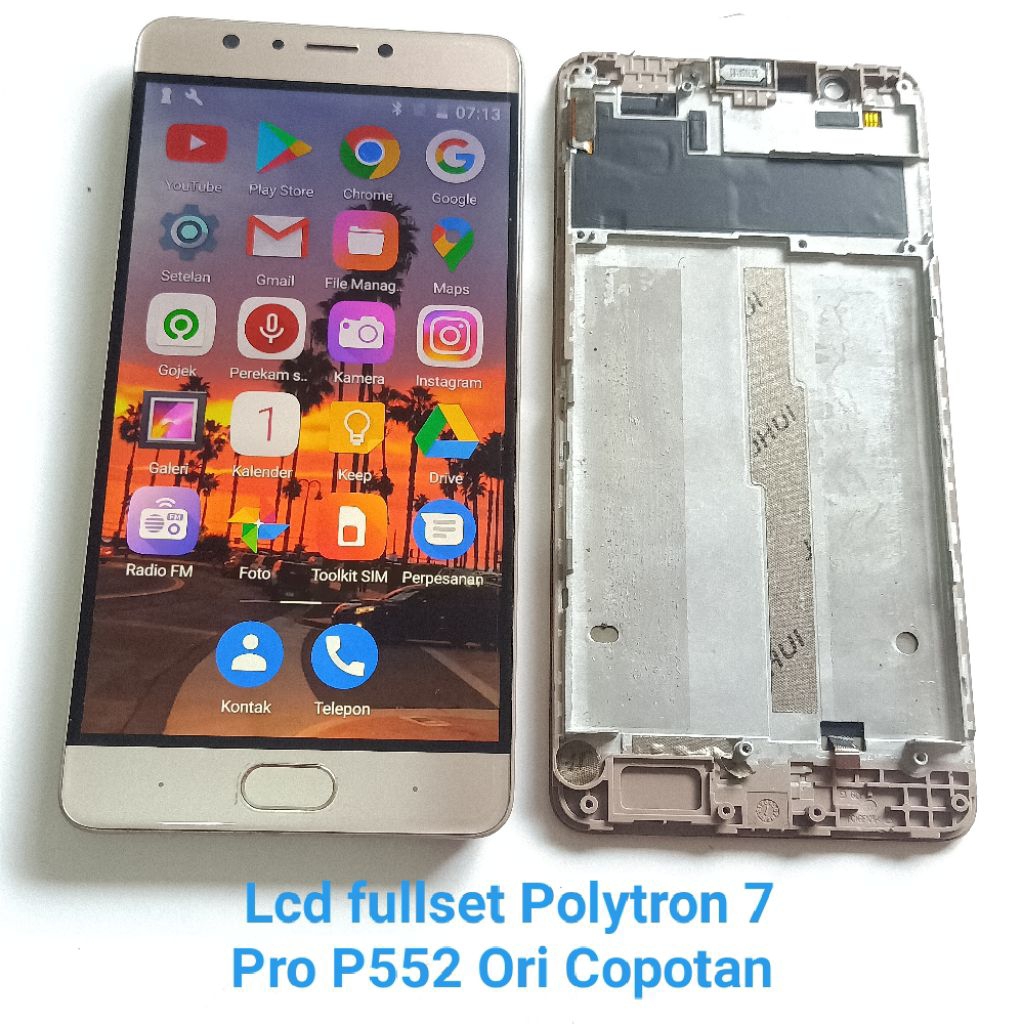 MESIN Polytron Lcd Touchscreen Fullset Prime 7 Pro P552 Original ...