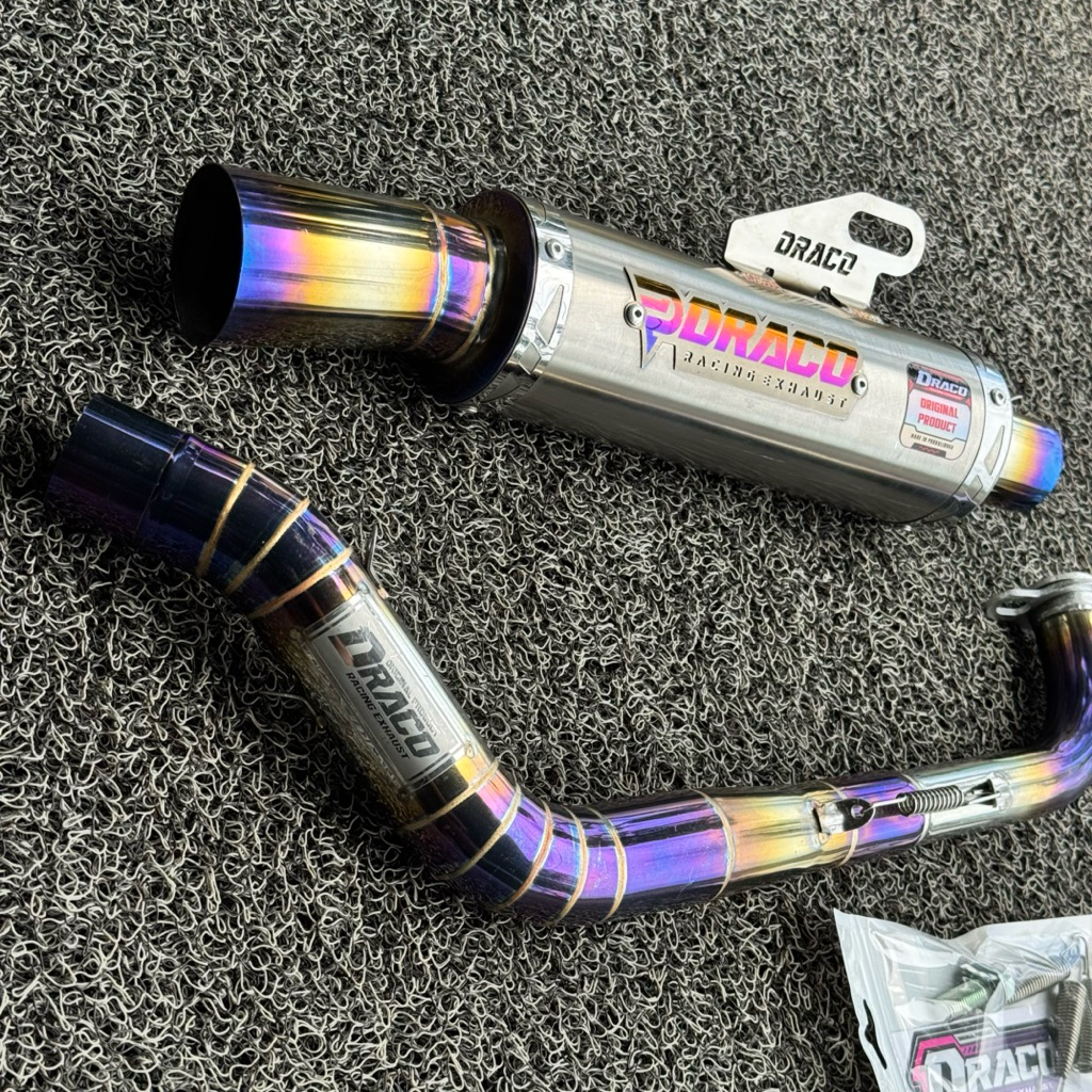 Non-sanglong Draco exhaust type XR1 full blue Vario aerox | Shopee ...