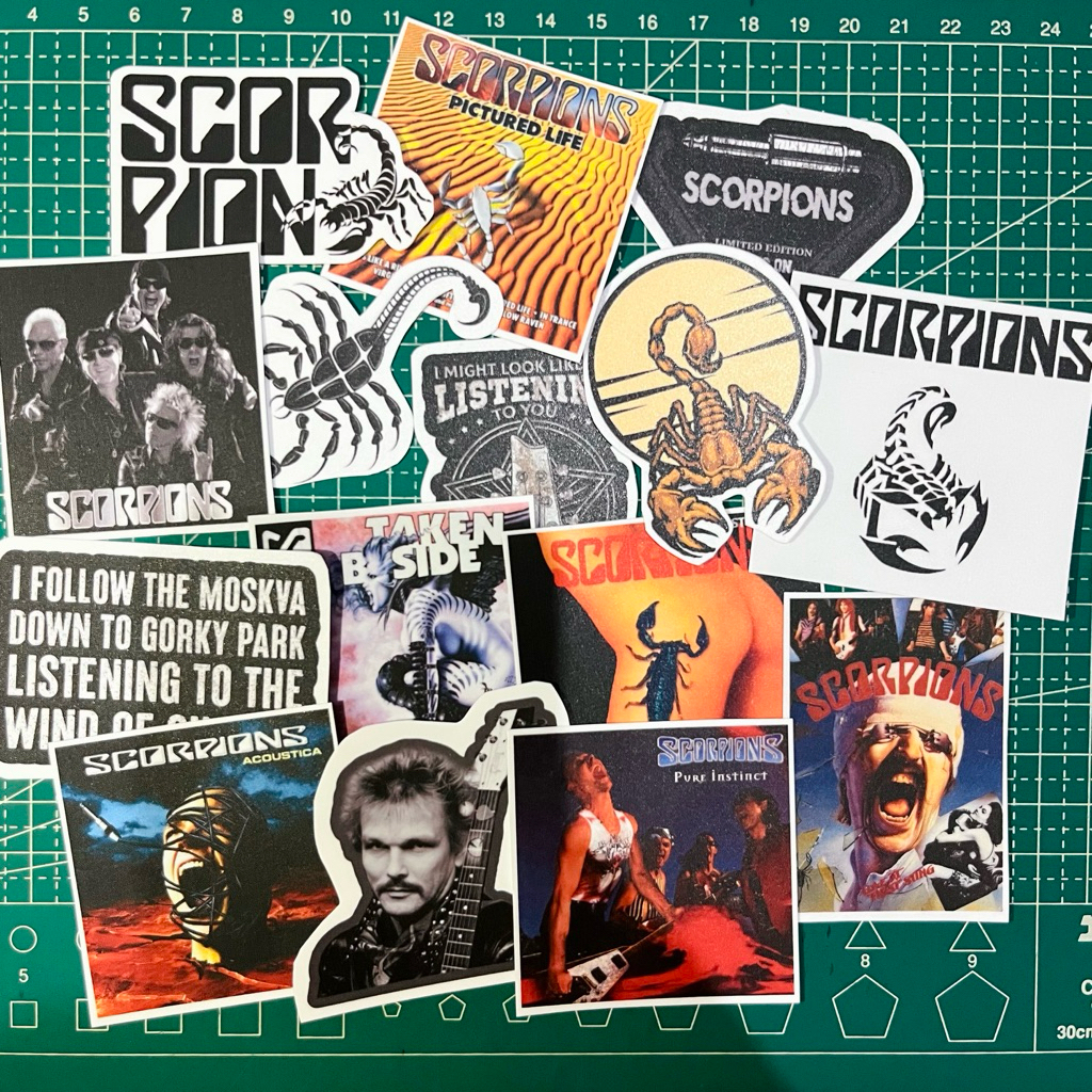 [15PCS] SCORPIONS STICKERS CONTAIN 15 STICKERS | Shopee Philippines