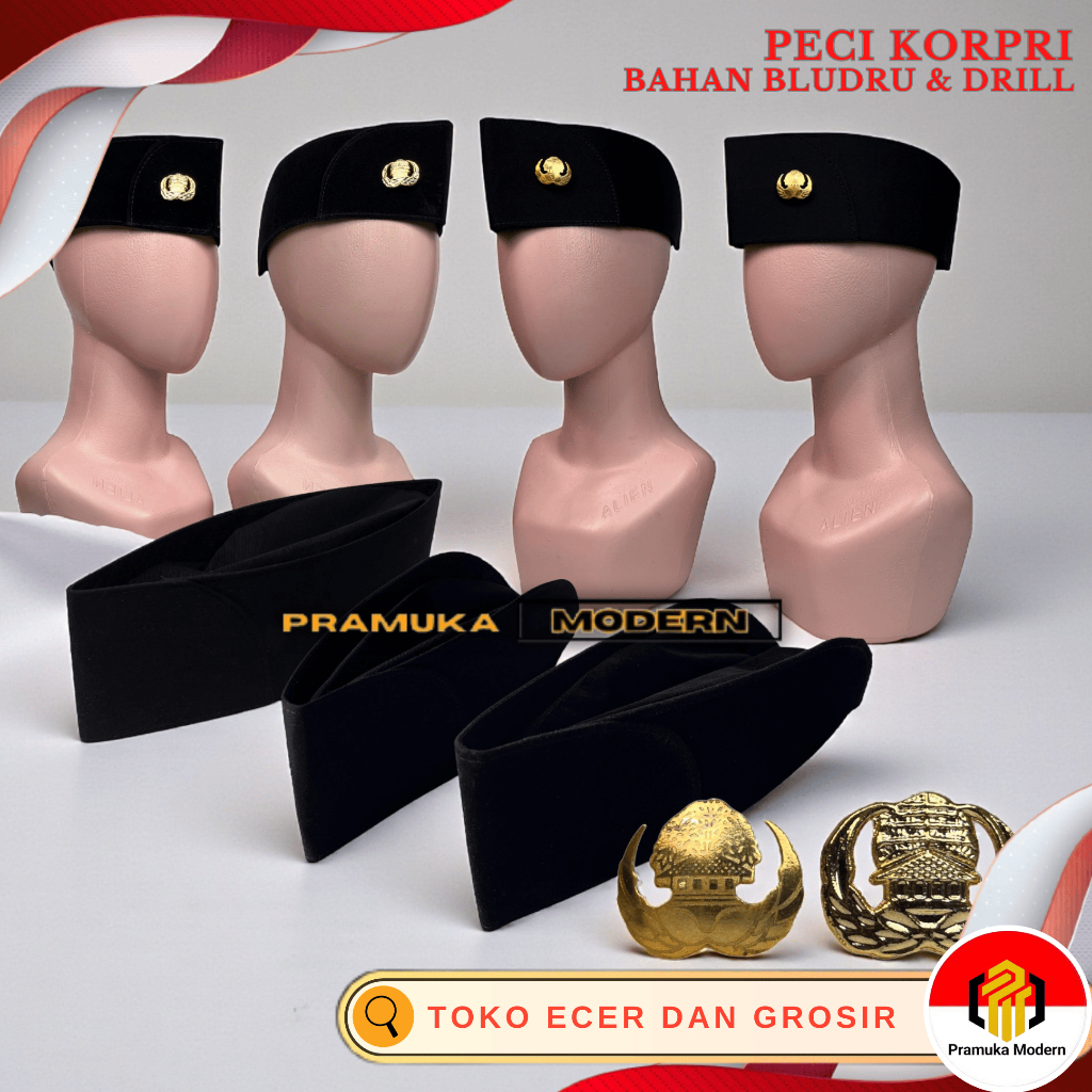 KORPRI Peci Package + Premium Pin | KORPRI Peci Package + Economical ...