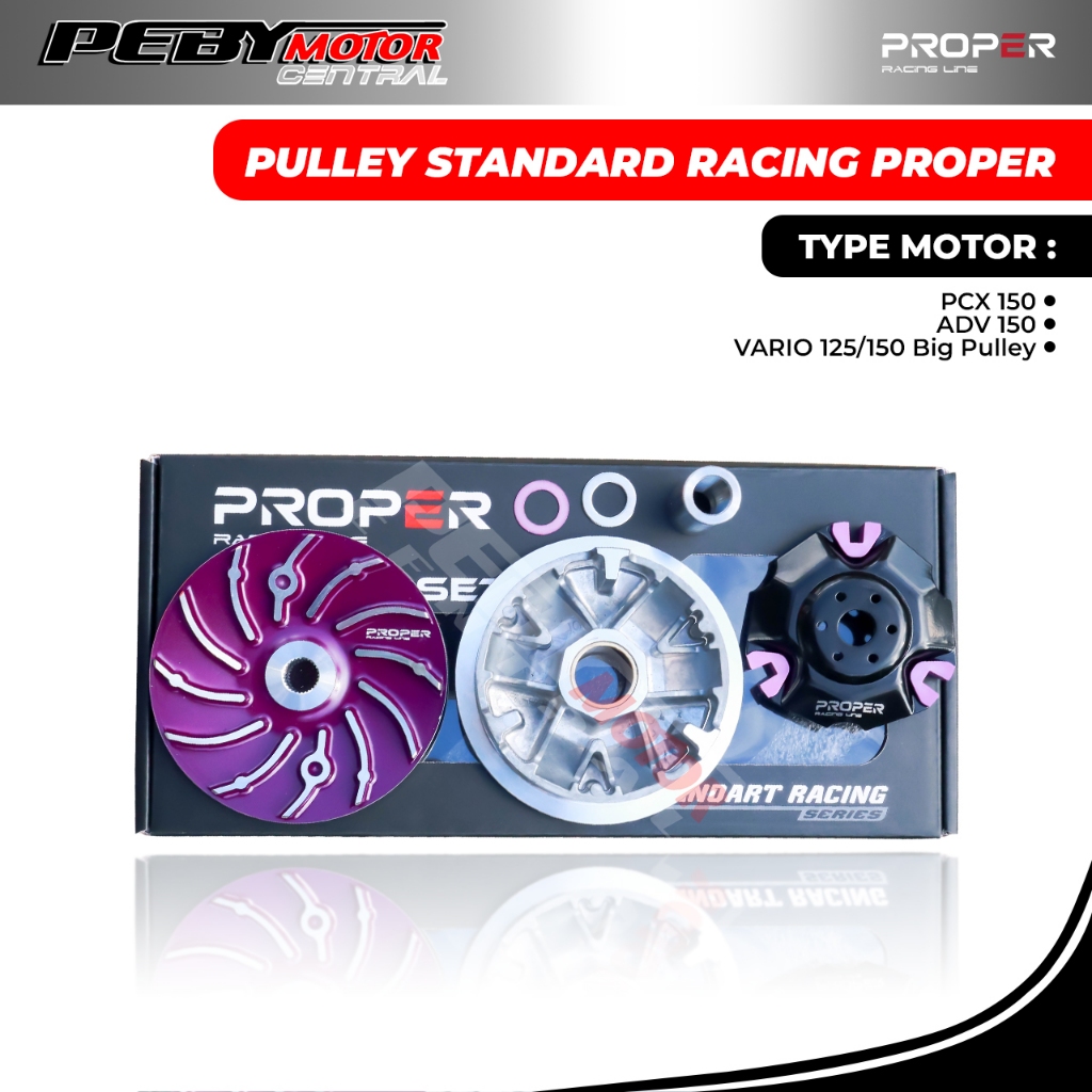 Pulley Set Standard Racing PROPER Pcx Adv 150 Vario 125 150 PulleyBIG ...