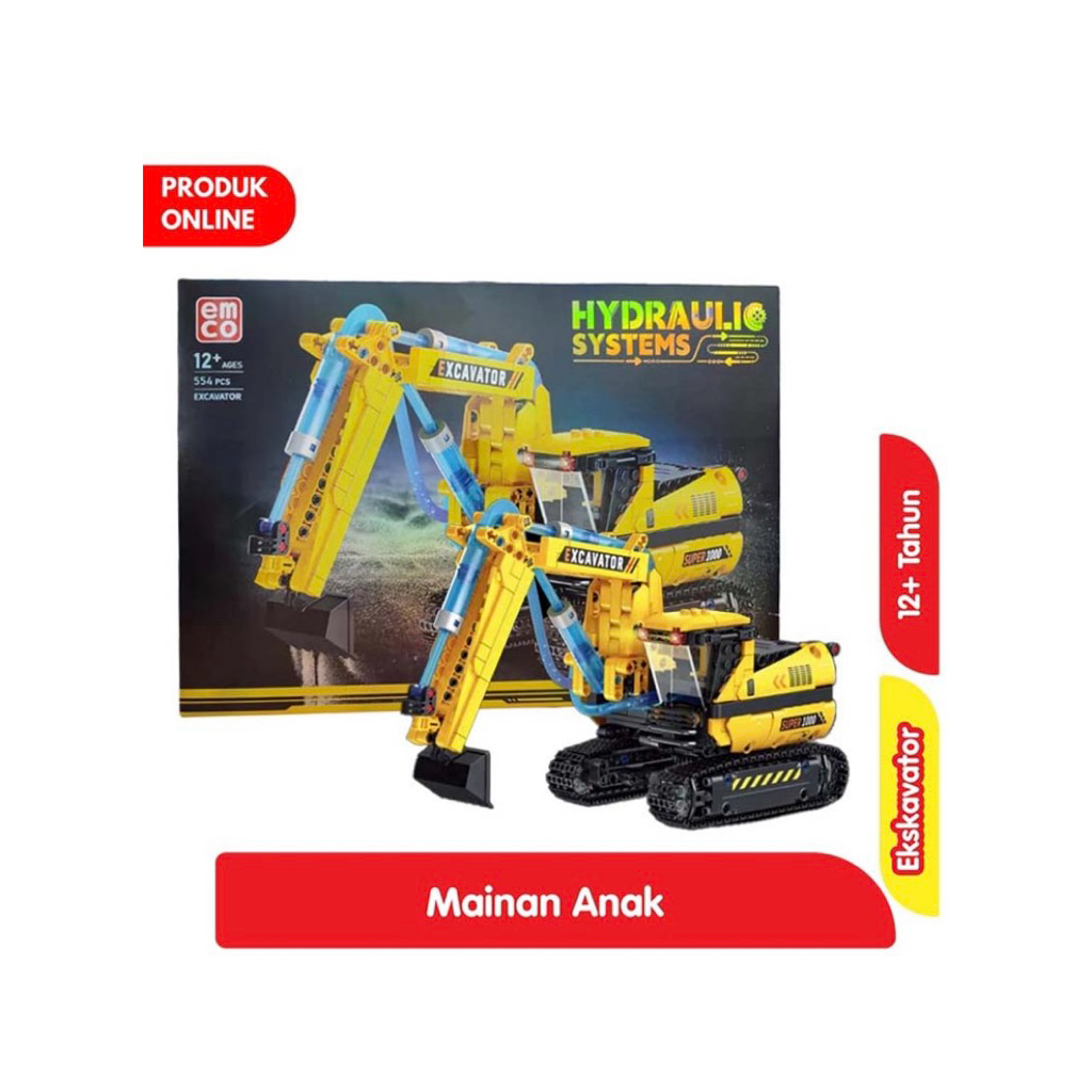 Emco Hydraulic Systems Children's Excavator Toy | Shopee Philippines