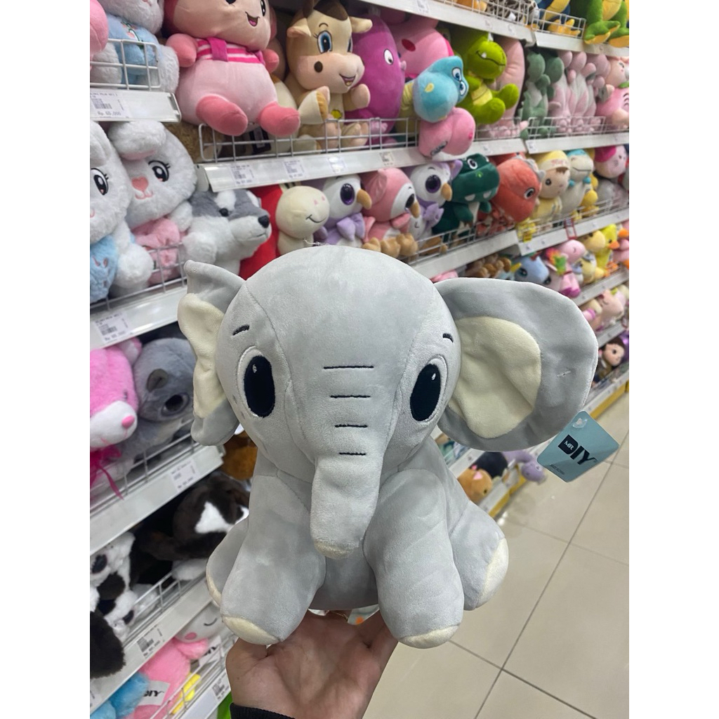 MR DIY - Elephant Plush Toy 28cm | Shopee Philippines