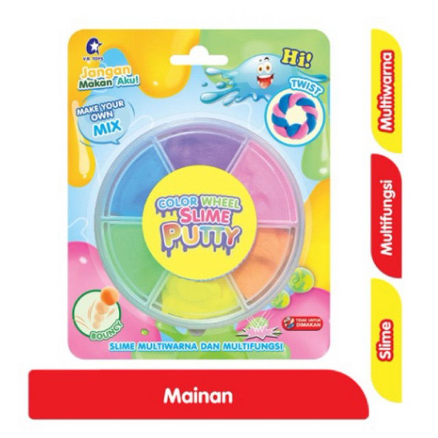 VR Toys Slime Color Wheel Putty Toys | Shopee Philippines
