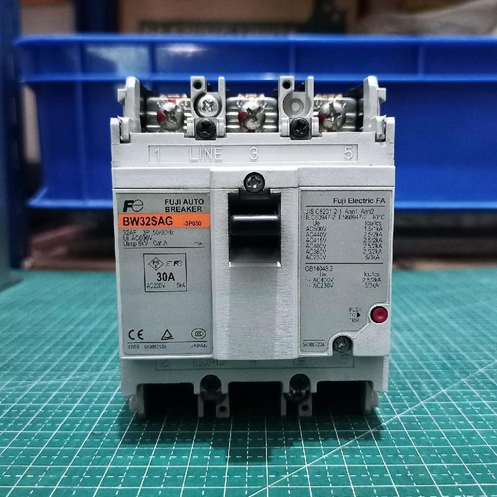 MCCB FUJI ELECTRIC BW32SAG 30A Fuji Auto Breaker 30A 3 Pole | Shopee ...