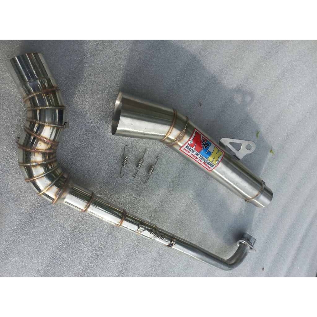 NLK Exhaust 1 SET Open Pipe For EX5 DASH 110 125 LC135 Wave 110 125 ...