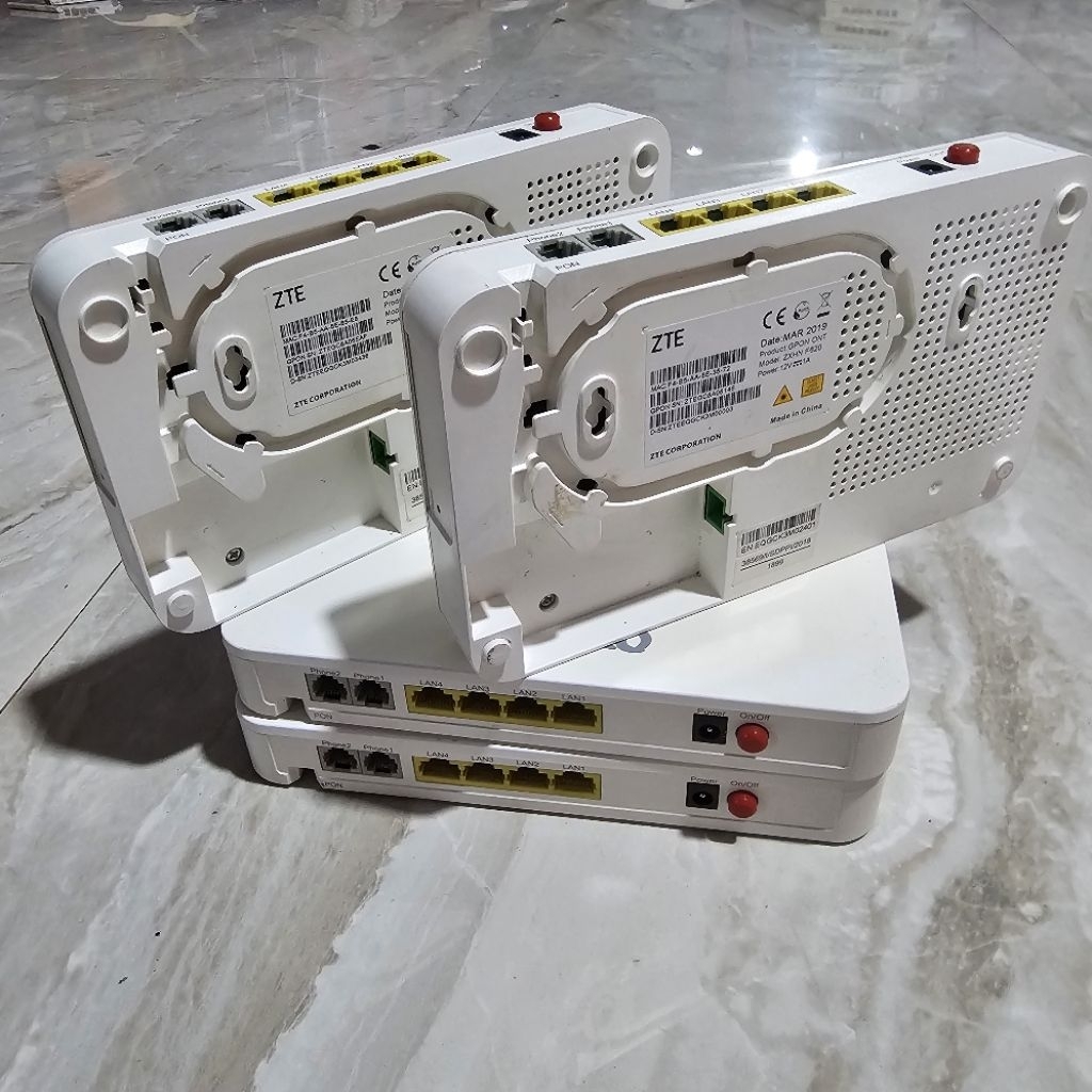 ZTE ZXHN F620 GPON ONT CAN BRIDGE PORT LAN GIGABIT [NON WLAN WIFI ...