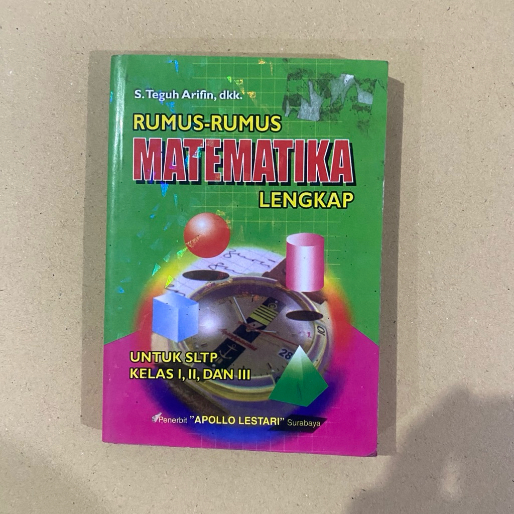 Complete Math Formula Pocket Book for Junior High School SLTP Lestari ...