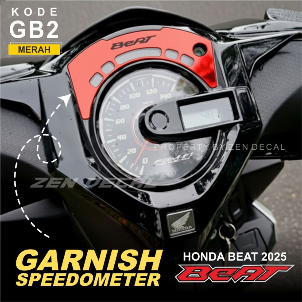 Speedo meter Garnish HONDA BEAT 2020 - 2025 | Shopee Philippines