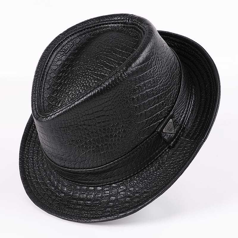 Genuine Garut Leather Fedora Hat - Latest Model Genuine Garut Leather ...