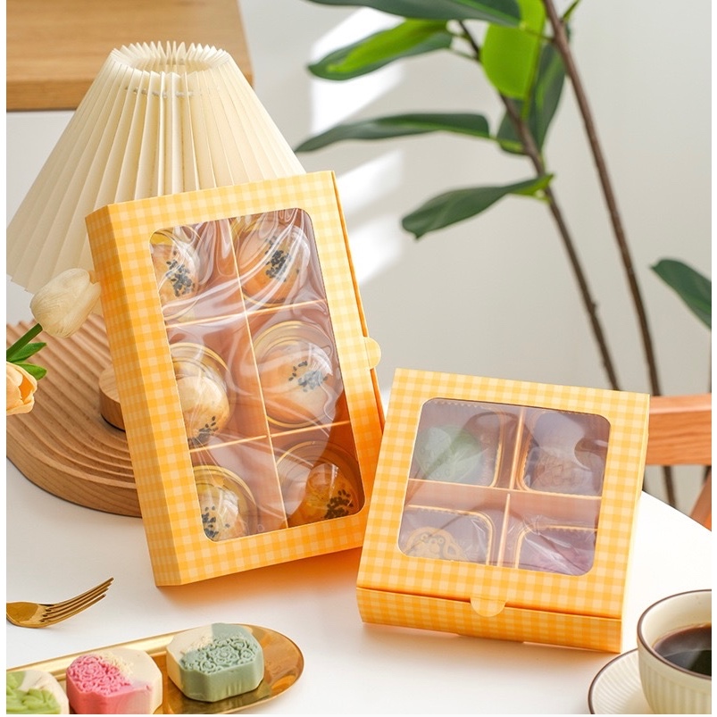 4-Section Box 6-Piece Pie Box, Cookie Box, Pudding Box, Cake Box, 15 ...