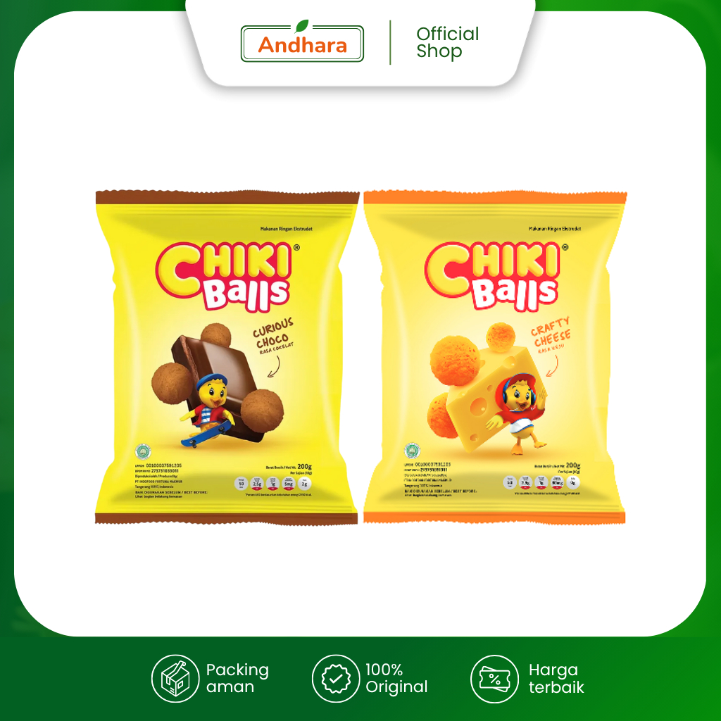 Chiki Balls Jumbo 200gr - Crispy Corn Ball Snack, Large Packaging ...