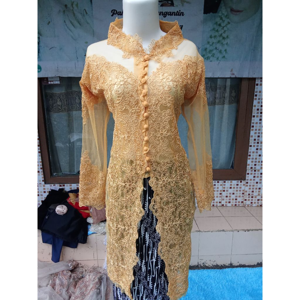 JUMBO GOLD HAJAT MOTHER'S KEBAYA (2PCS) | Shopee Philippines