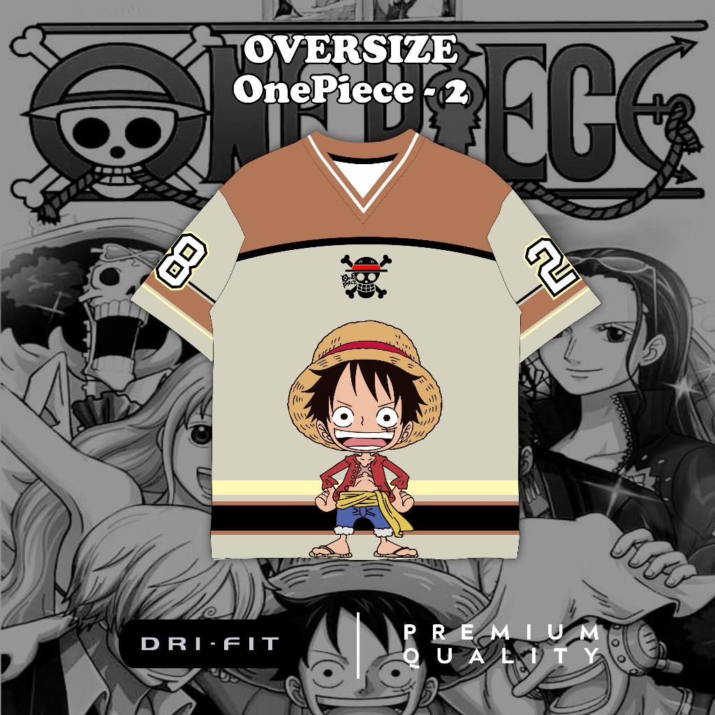 ONEPIECE LUFFY OVERSIZE JERSEY - OP2 CAN CHANGE NUMBER AND NAME ...