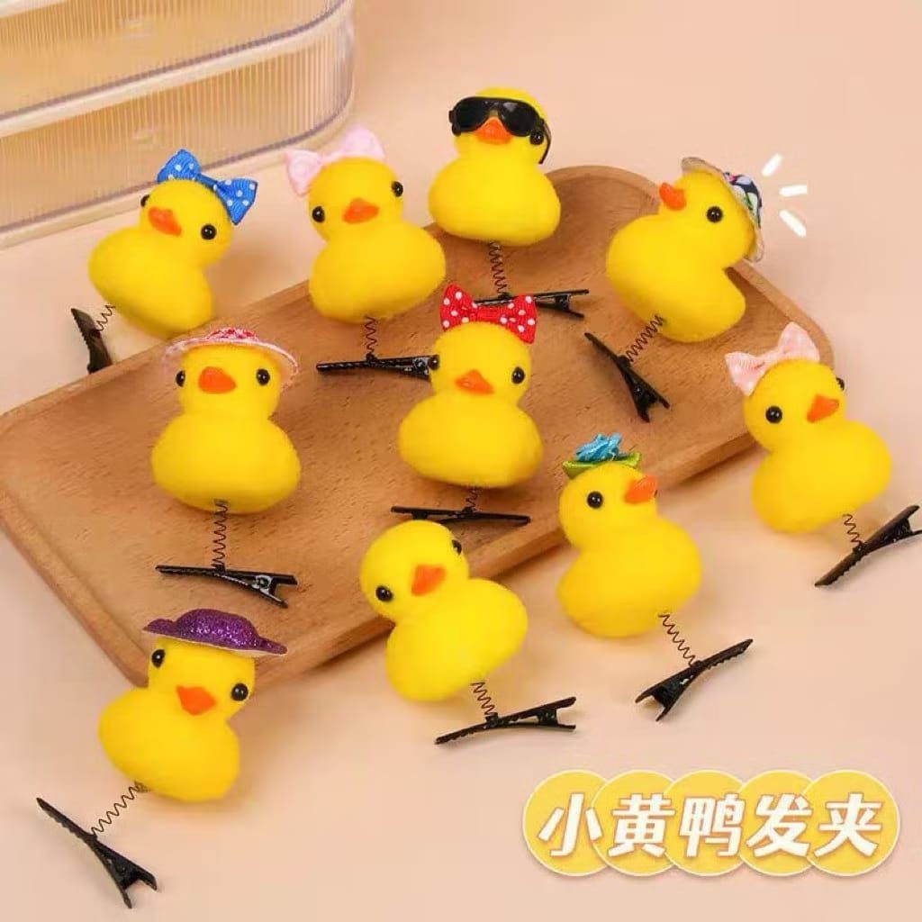 DUCK HAIR CLIPS BUSINESS PACKAGE (50PCS PER PACK) RANDOM VIRAL DUCK ...