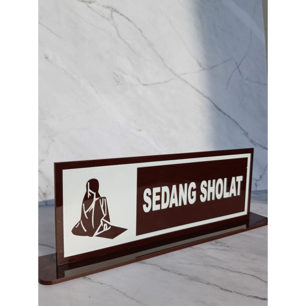Brown acrylic sign, medium prayer sign | Prayer for signs on the table ...