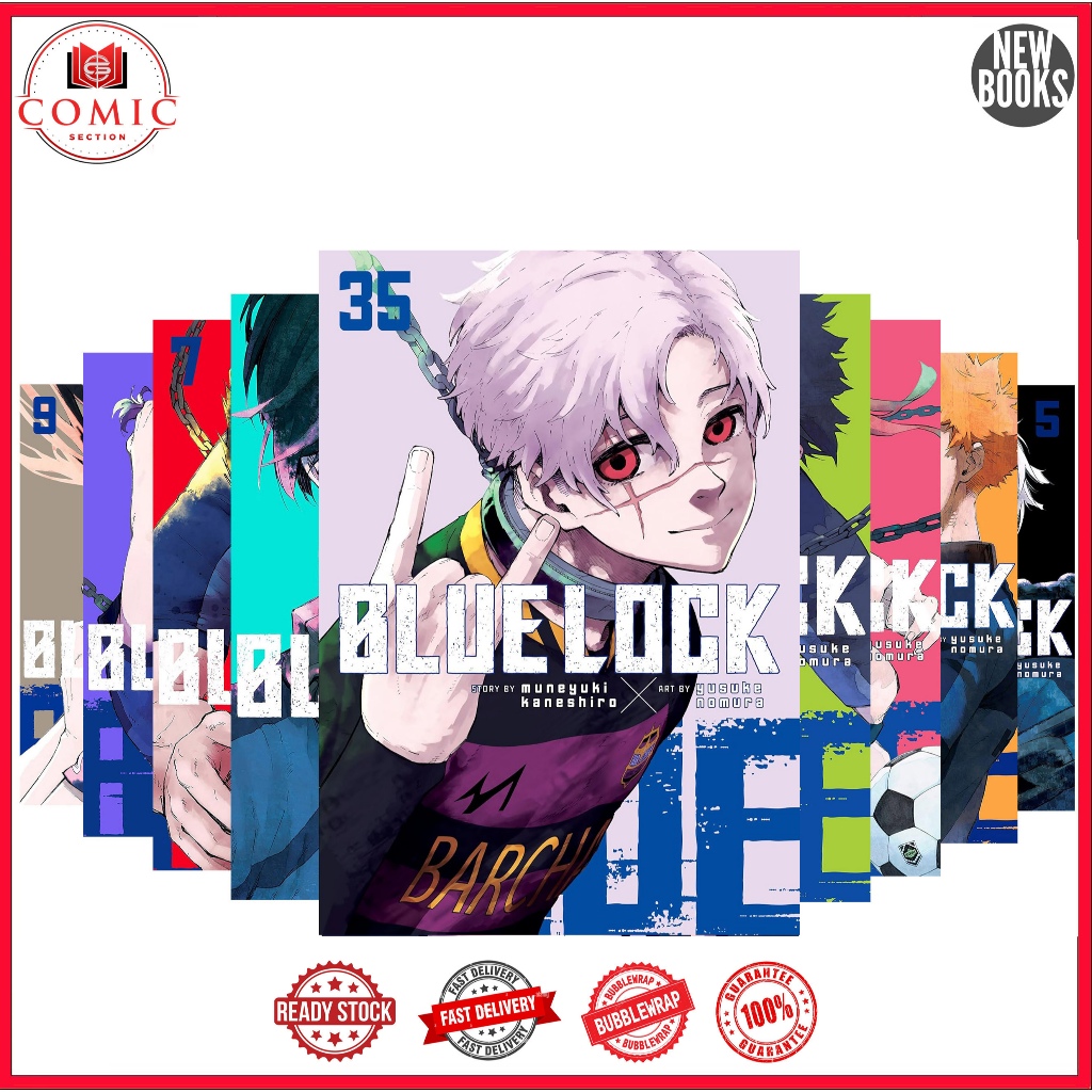 Manga Blue Lock, 35 Book series (English) | Shopee Philippines