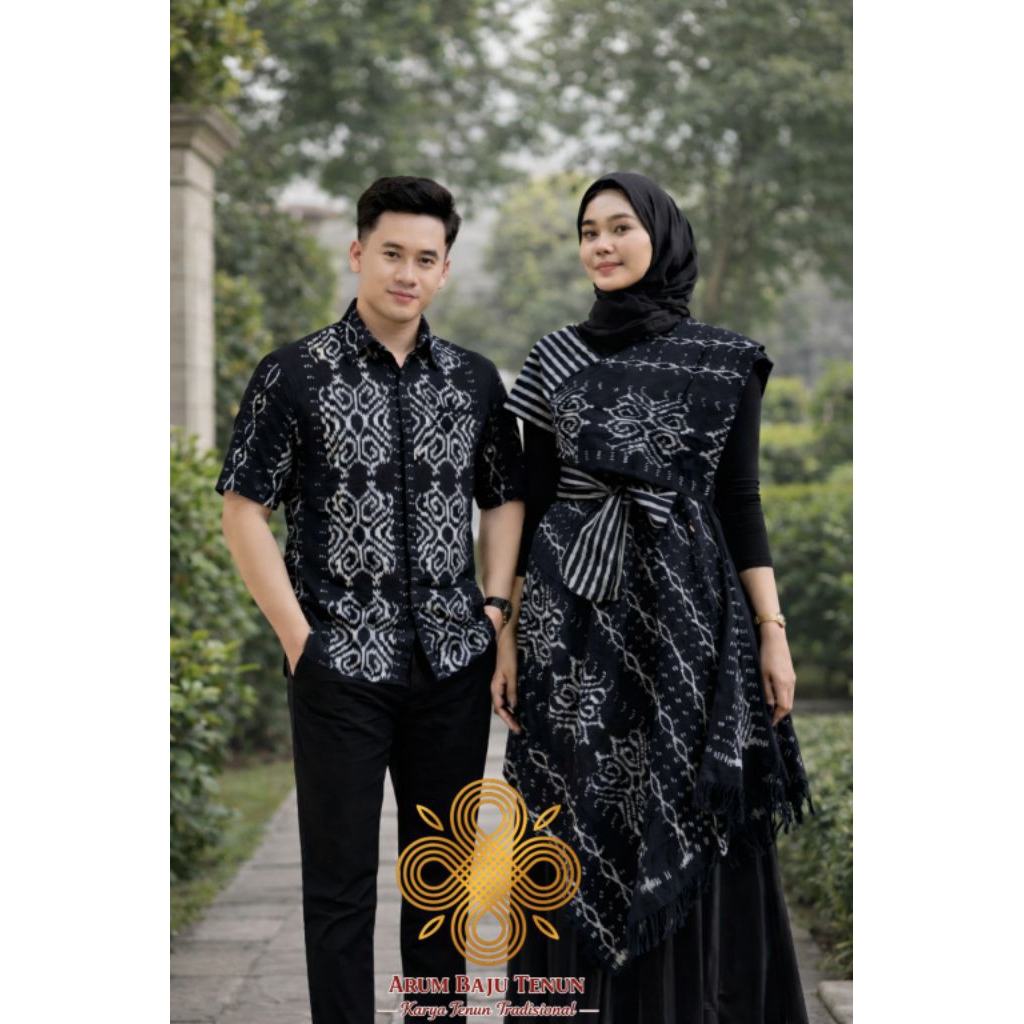 WOVEN COUPLE CLOTHES, STRIPE DRESS, EID WEDDING CLOTHES, BELVIA KARINA ...