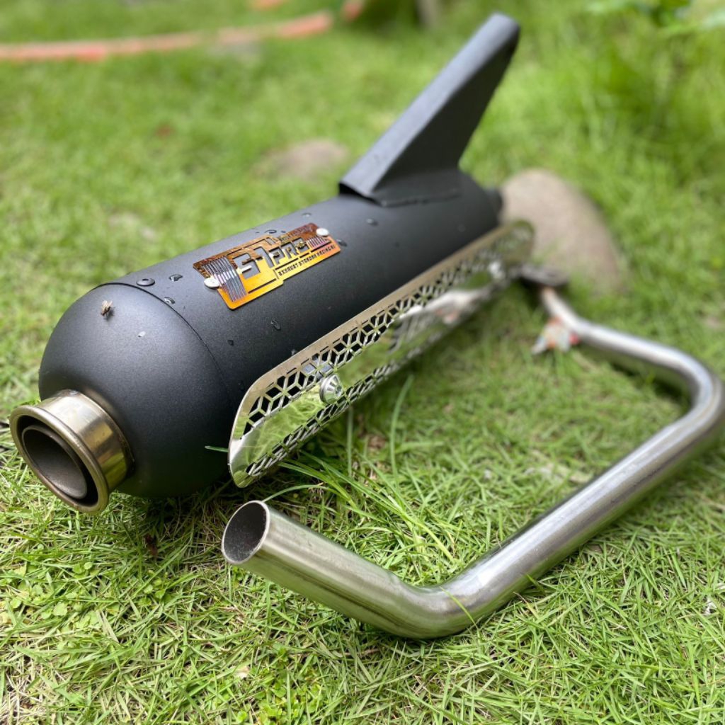 1 Set Exhaust S-1PRO Open pipe Stainless 28mm For Mio m3 - Mio sporty ...