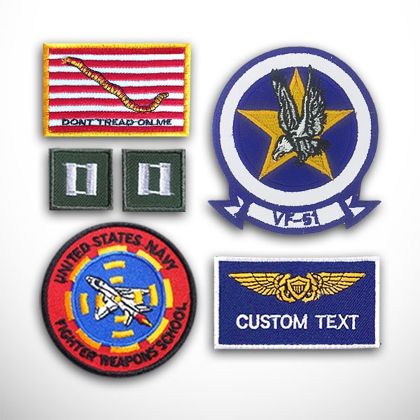 Custom Patch Bob VF-51 Screaming Eagles Naval Flight Officer Set ...