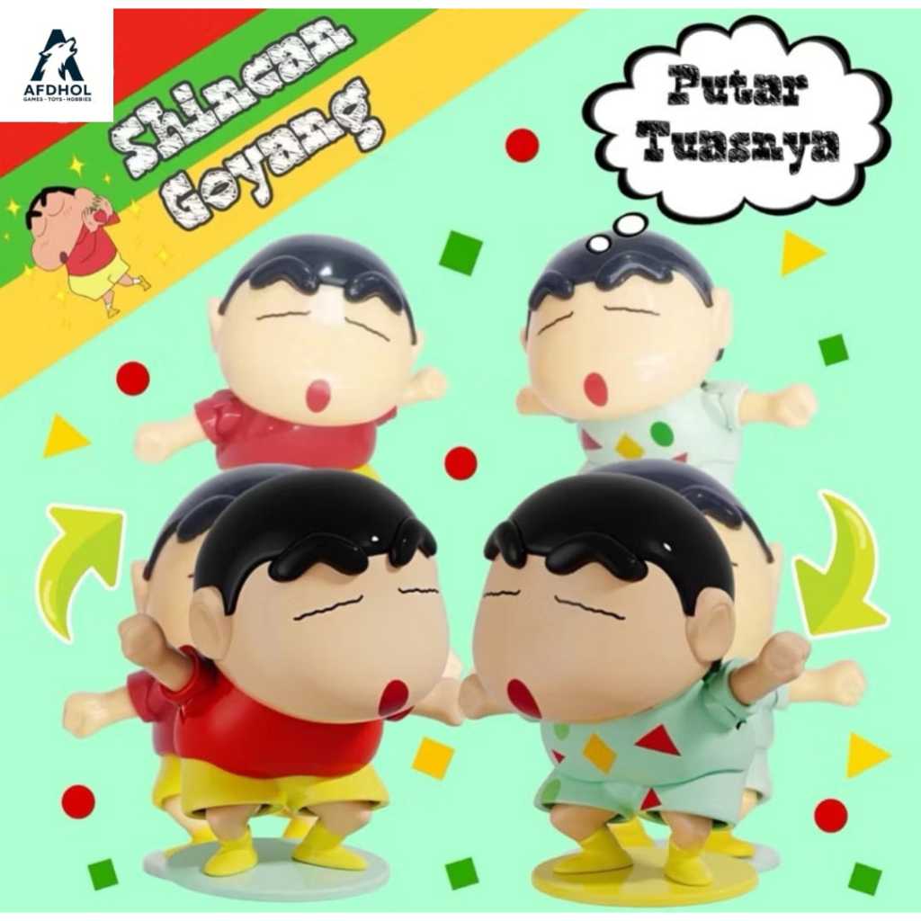 FIGURE CRAYON SHINCHAN DYNAMIC LIFE WIGGLING DANCE SHAKE DANCING CAN ...