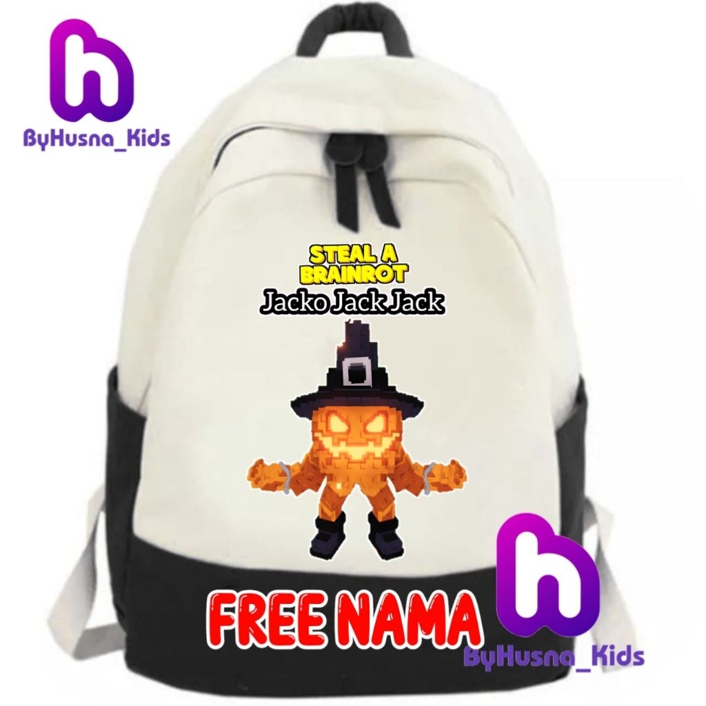 JACKO JACK JACK HALLOWEEN STEAL CHARACTER CHILDREN'S BACKPACK ROBLOX ...