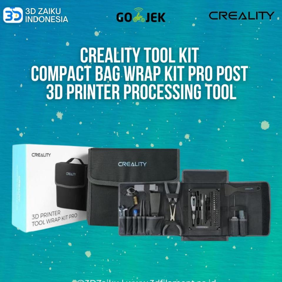 Creality Tool Kit Compact Bag Wrap Kit Pro Post 3D Printer Processing ...