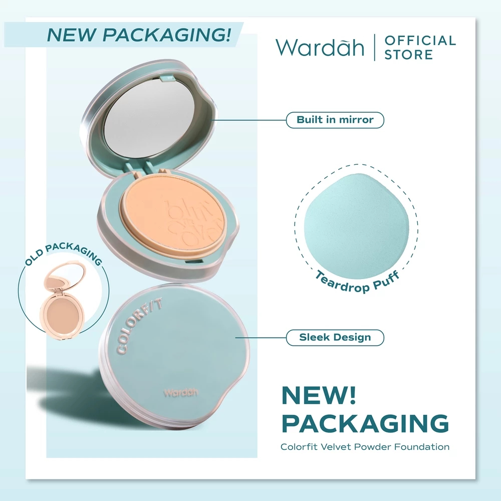WARDAH COLORFIT VELVET POWDER FOUNDATION [Plus Place] | Shopee Philippines