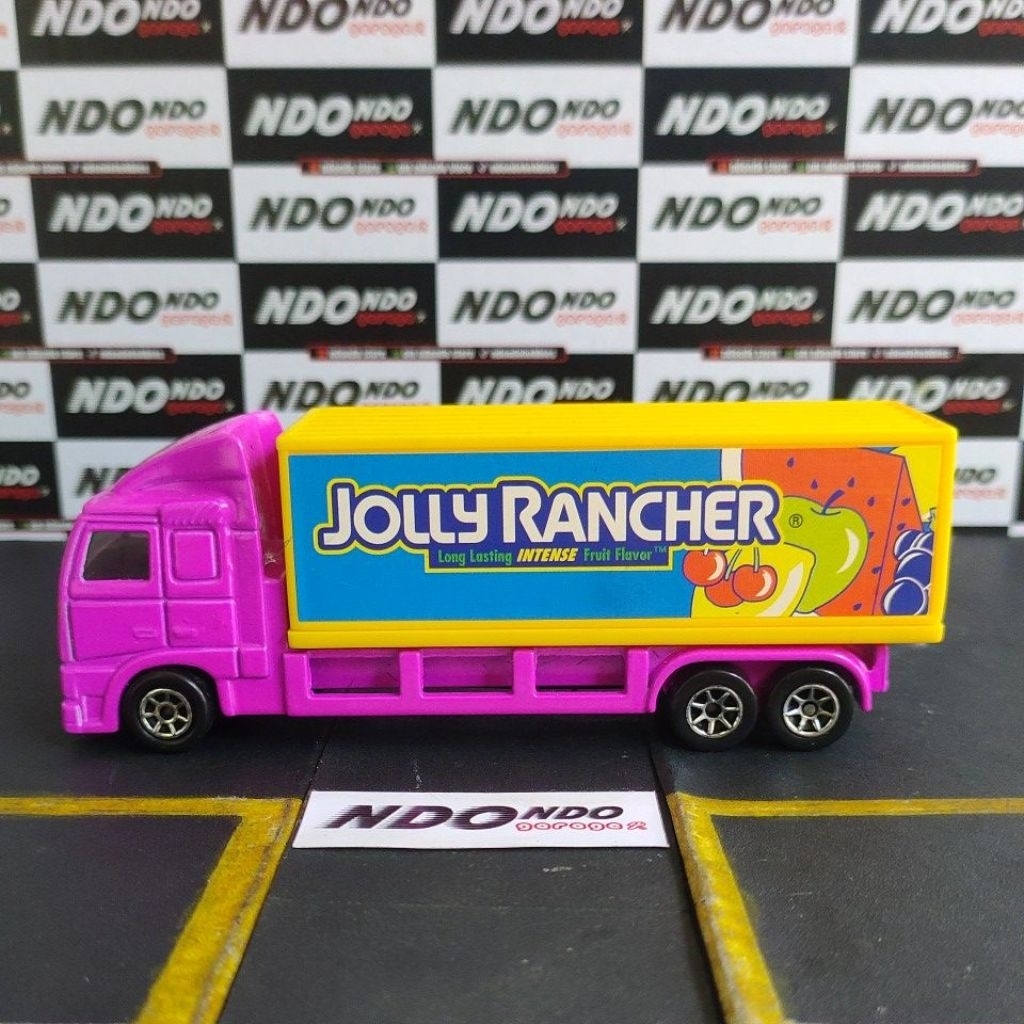 Hot Wheels Hauler Cabover Box Truck Jolly Rancher Pink-Yellow 2nd Loose ...