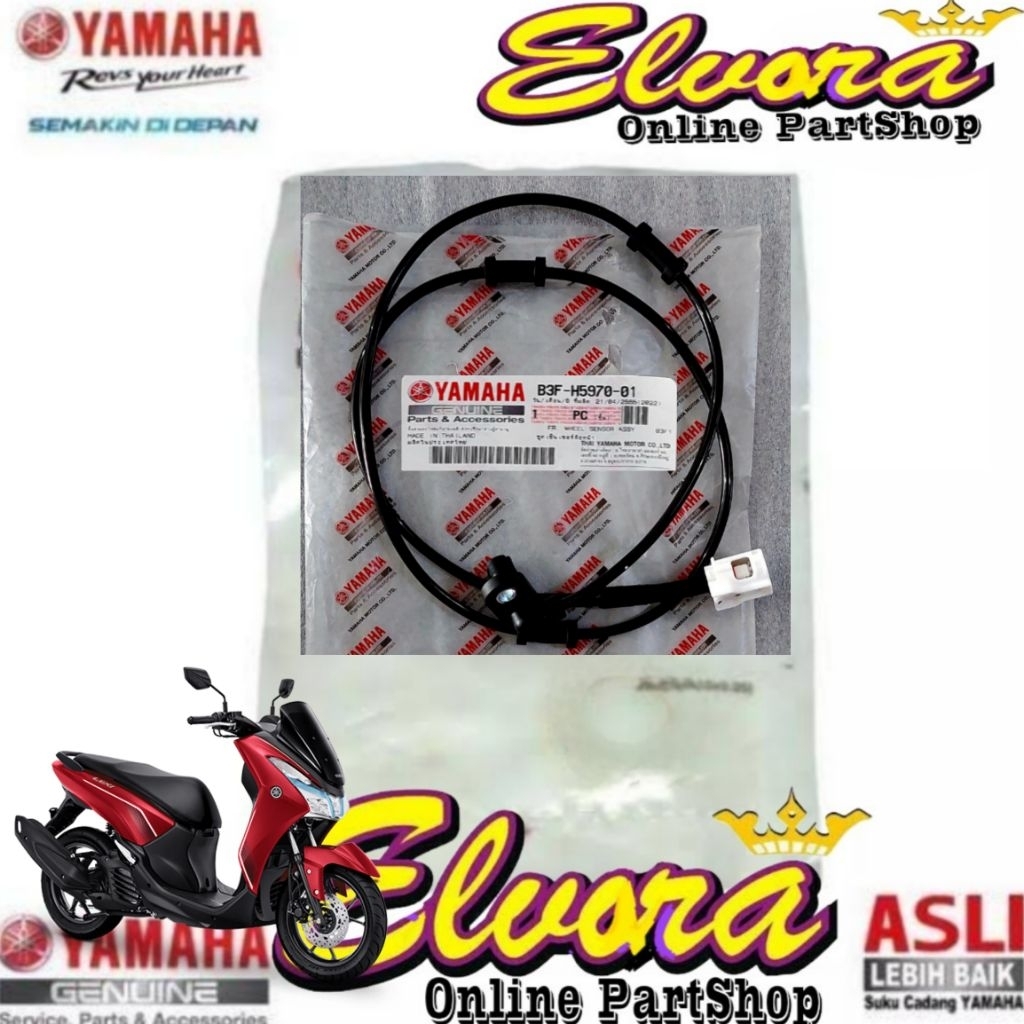 Front Speed Sensor Cable Wheel Wheel Sensor Yamaha Lexi Lexy 125 ...