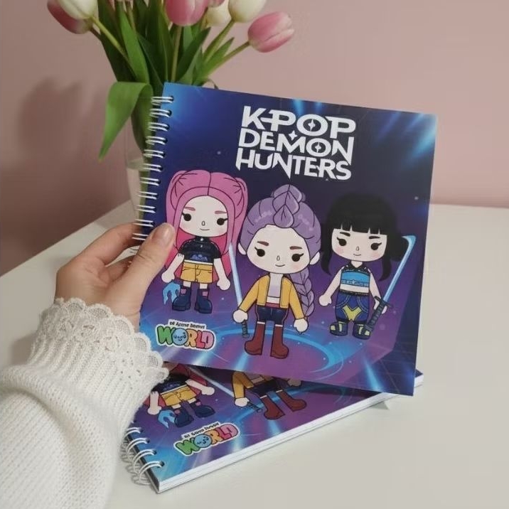 KPOP DEMON HUNTER PAPERDOLL HUNTRIX paper toy Paperdolls | Shopee ...