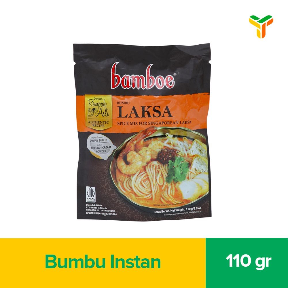 Bamboe Laksa Seasoning 110 Grams | Shopee Philippines