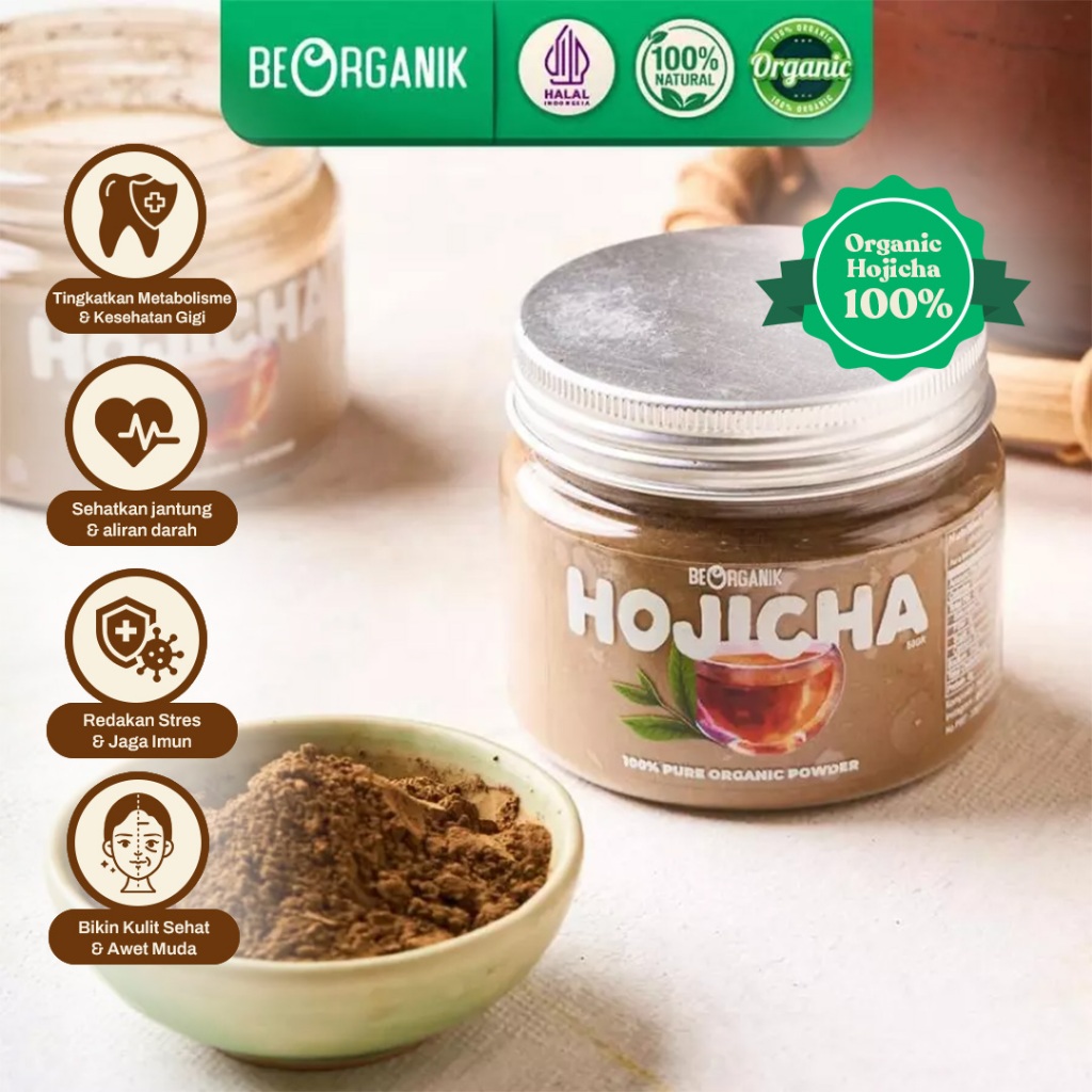 ORGANIC HOJICHA POWDERPURE HOJICHA JAPANESE PREMIUM POWDER/ 50GR ...