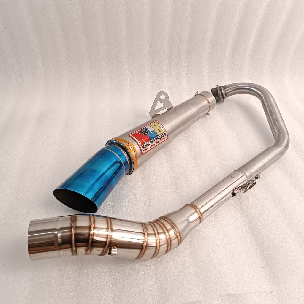 NLK Exhaust Canister Conical Stainless pipe For Tmx 125/150 Skygo 125/ ...