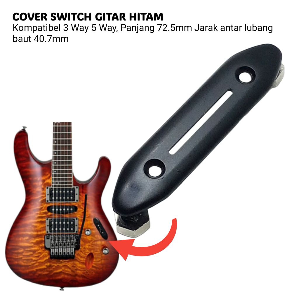 Ibanez S Series Guitar Switch Cover Black | Shopee Philippines