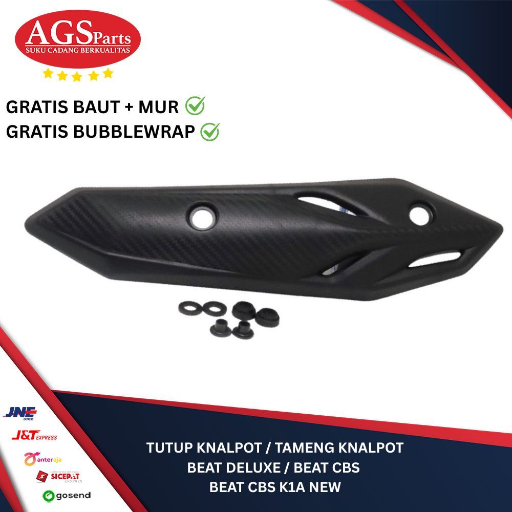 Exhaust cover exhaust shield BEAT deluxe cbs street new K1A | Shopee ...