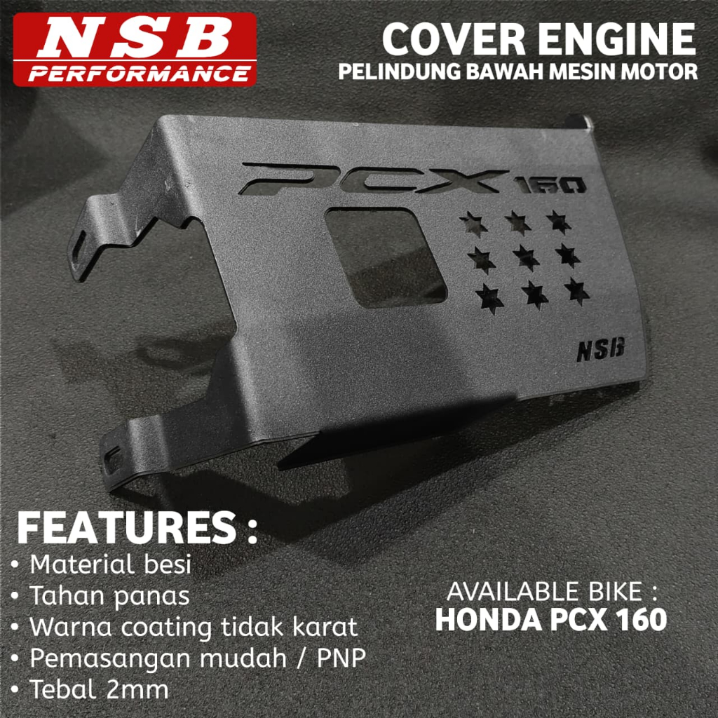 MESIN Pcx 160 Engine Cover Pcx160 Mj55 Engine bottom protector | Shopee ...