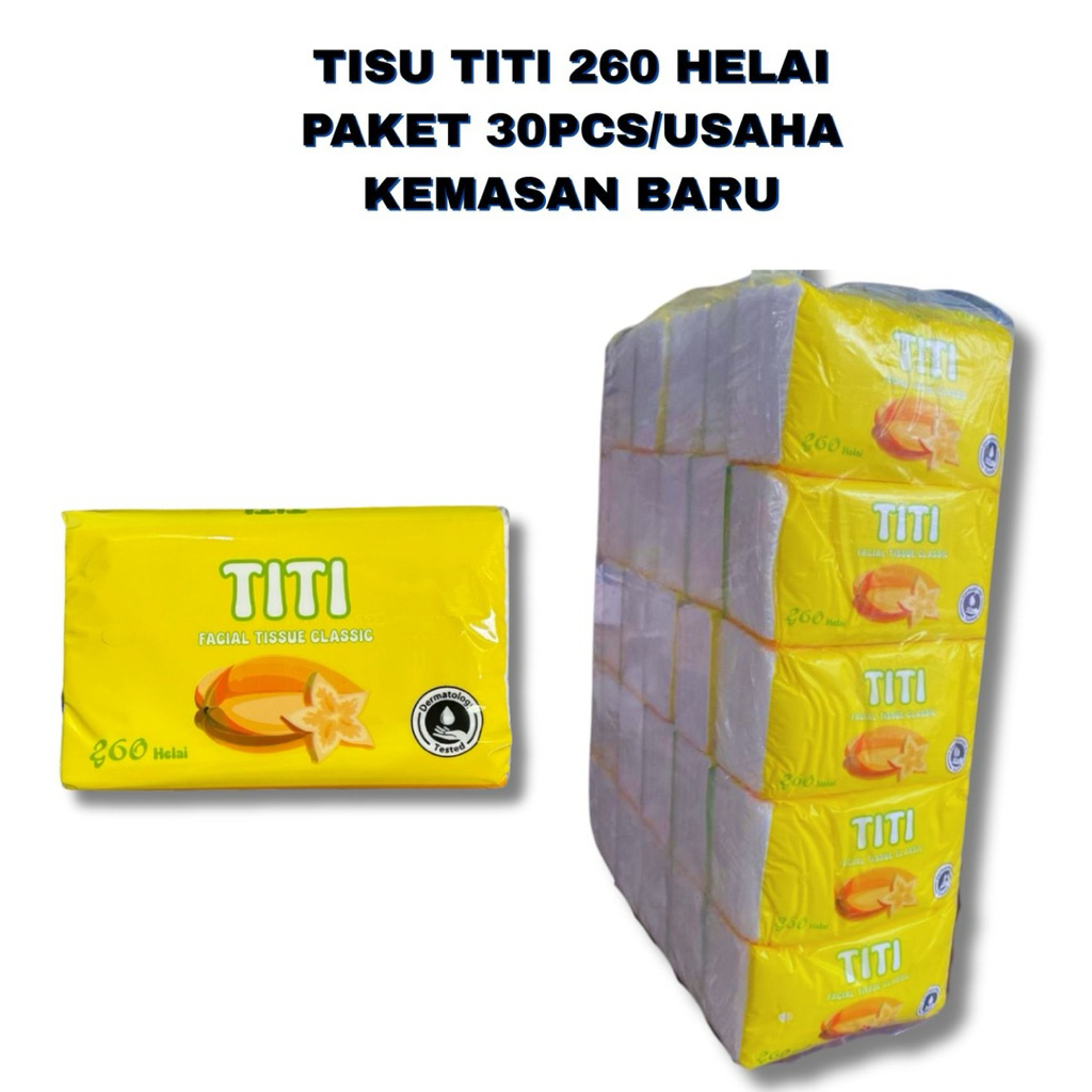 TISSUE TITI 260 SHEETS PACKAGE 30 PCS (1 BALL) | Shopee Philippines
