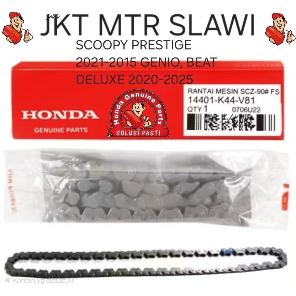 MESIN 14401-K44-V81 engine chain, timing chain, fire chain BEAT deluxe ...