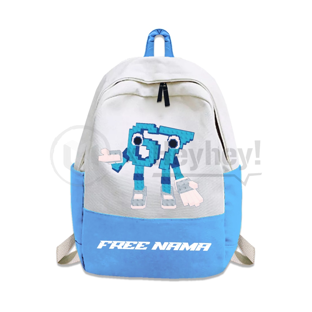 67 Steal A Brainrot LUCKY BLOCK 67 Waterproof Children's Backpack ...