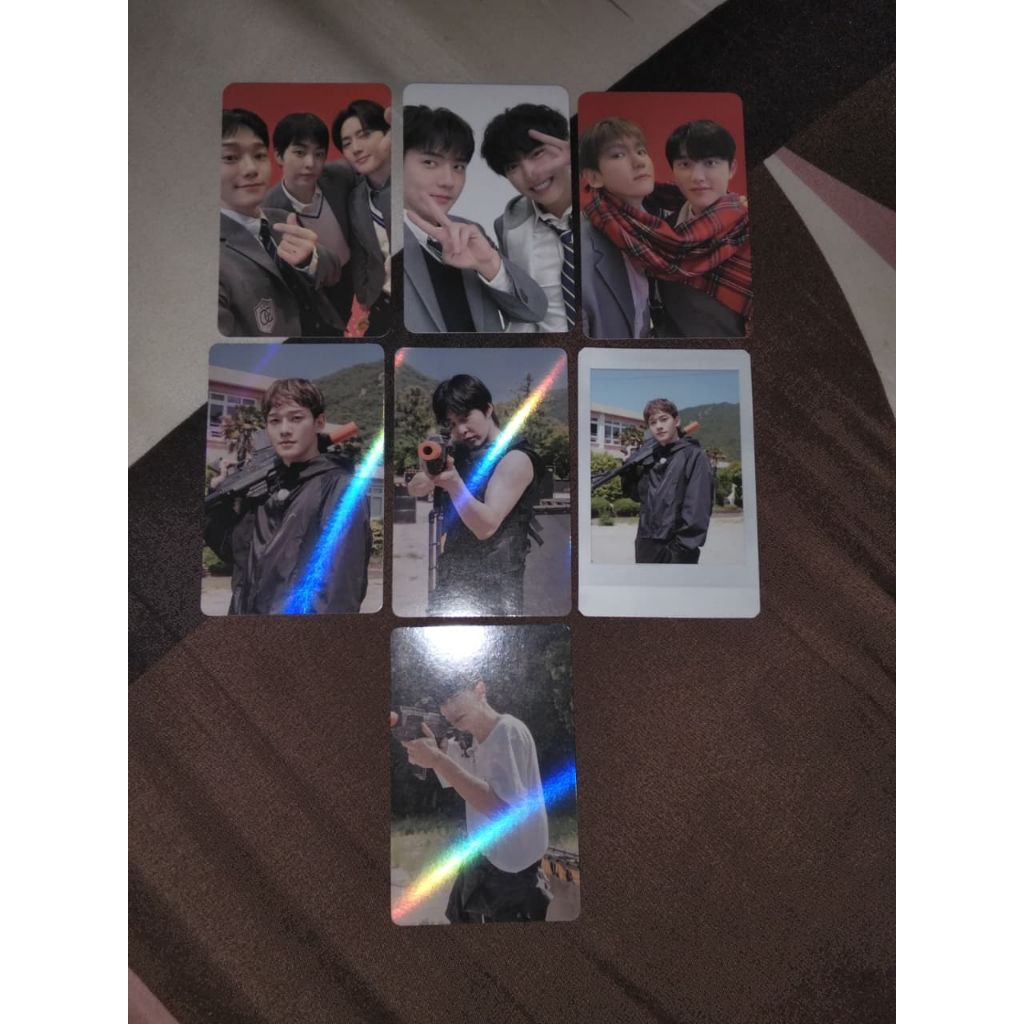 EXO SG24 LEDDER POLAROID PHOTOCARD | Shopee Philippines
